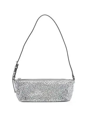 Michael Kors Laila Crystal-embellished Clutch Bag - Silver