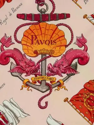 Hermès Pavois Silk Scarf