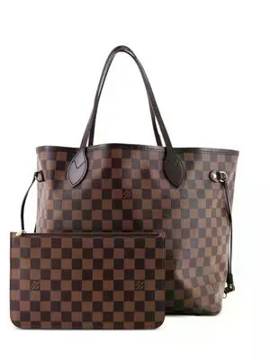 LOUIS VUITTON Neverfull Nm Damier Mm Tote Bag - Brown