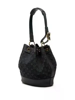 LOUIS VUITTON 2003 Monogram Mini Lin Noelie Bucket Bag