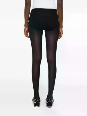 Simone Rocha Sculpt Ribbed-knit High-waisted Shorts