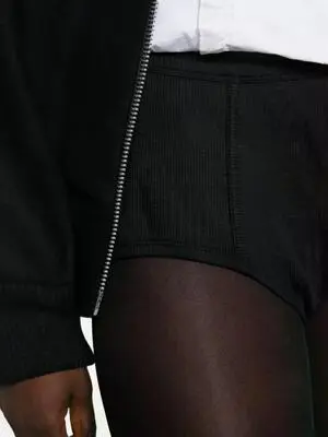 Simone Rocha Sculpt Ribbed-knit High-waisted Shorts