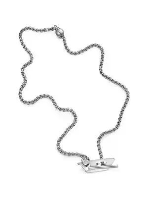 DIESEL® Stainless Steel Chain Necklace - Silver