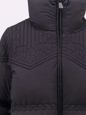 Moncler Down Jacket With Hood And Emboridery