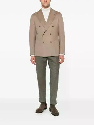 Tagliatore Double-breasted Peak-lapel Blazer