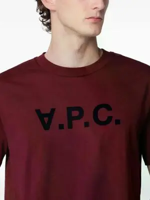 A.p.c. Logo-print T-shirt - Red