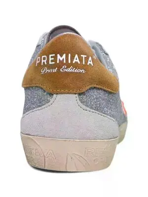 Premiata Steven 8498 Glitter-effect Sneakers