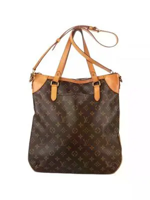 LOUIS VUITTON Mm Odeon Monogram Canvas Tote Bag - Brown