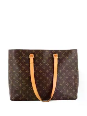 LOUIS VUITTON Luco Handbag Monogram Canvas Tote Bag - Brown