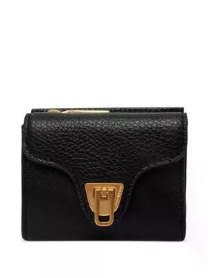 COCCINELLE Grainy Leather Wallet - Black