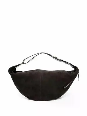 LEMAIRE Quiver Clip Leather Tote Bag - Brown