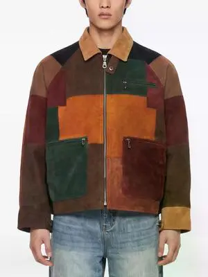 FOUND Patchwork Suede Jacket