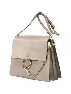 Chloé Faye Shoulder Bag - Neutrals