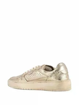 LEMARGO Metallic Leather Sneakers