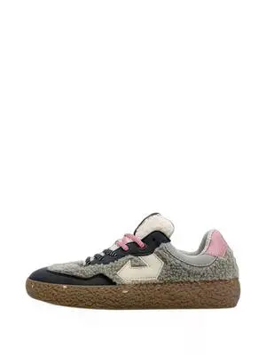 ID.EIGHT Uriduri Teddy-texture Paneled Sneakers