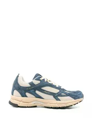THE MERCER BRAND The Re-run Panelled Sneakers - Blue