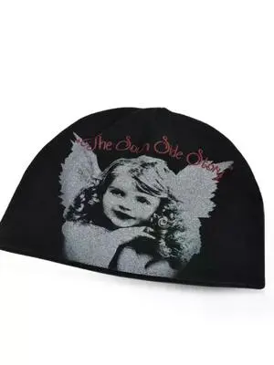 BREATH Angel Graphic-print Beanie Hat
