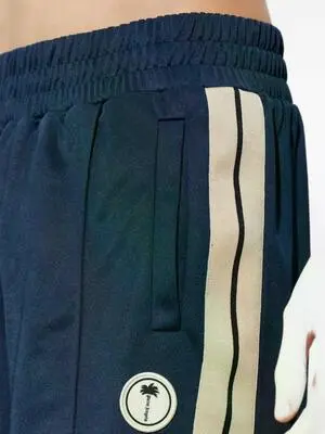 Palm Angels Side-stripe Logo-patch Shorts