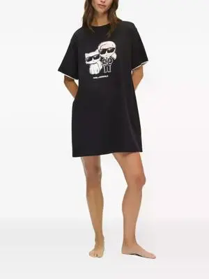 Karl Lagerfeld Ikon Graphic-print Nightdress