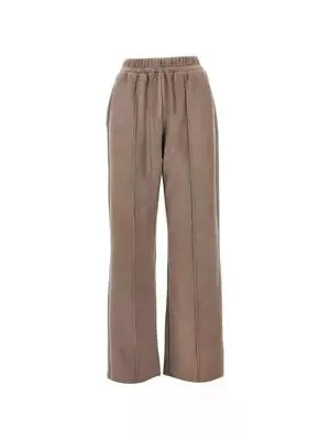Max Mara Drawstring Wide-leg Track Pants - Brown