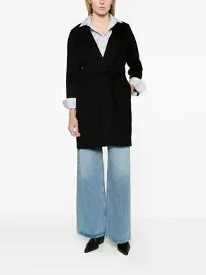 Max Mara Double-faced Wool Robe Coat