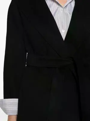 Max Mara Double-faced Wool Robe Coat