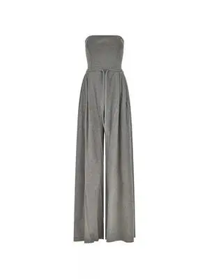 GIOVANNI BEDIN Strapless Wide-leg Jumpsuit