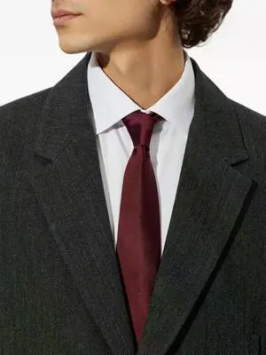 VIVIENNE WESTWOOD Orb-embroidered Silk Tie