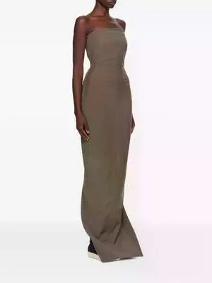 Rick Owens Bustier Gown - Grey
