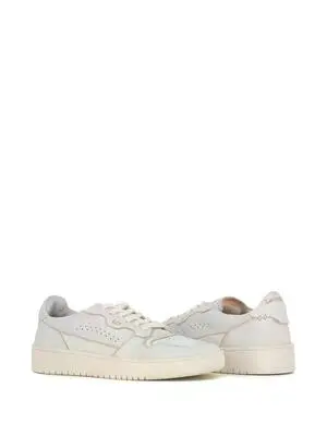 LEMARGO Perforated Panelled Sneakers - White