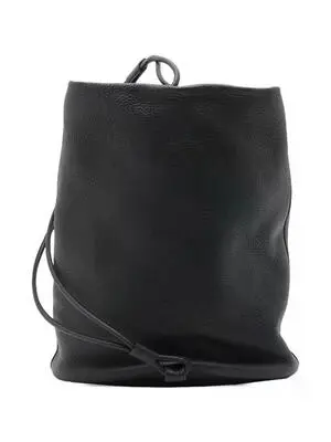 THE ROW 2010-2026 Leather Joe Backpack - Black