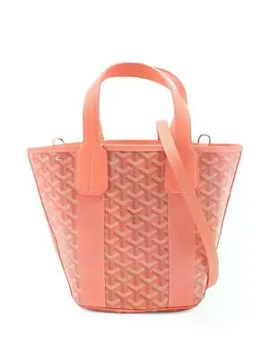 Goyard 2000-2026 Goyardine Belharra Pm Satchel - Orange