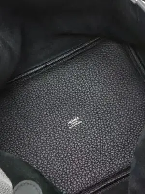 Hermès 2023 Clemence Picotin Lock 22 Handbag Black