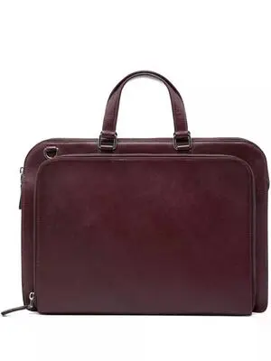Prada 2013-2026 Saffiano Business Bag - Red