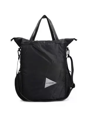 AND WANDER Logo-print Tote Bag