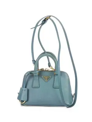 Prada Mini Promenada Logo-plaque Handbag