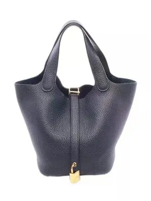 Hermès 2022 Clemence Picotin Lock 18 Handbag - Blue