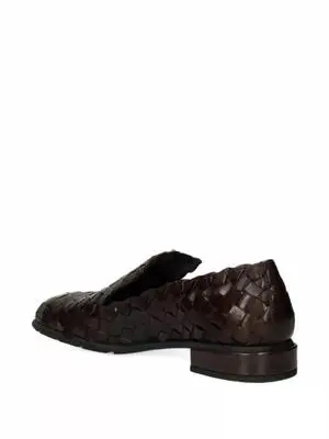 PONS QUINTANA Woven Leather Loafers