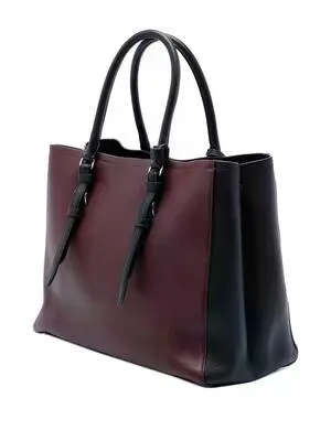 Prada 2013-2026 Medium Bicolor City Calf Double Satchel