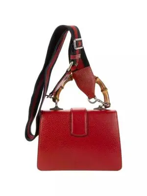 Gucci Mini Dionysus Bamboo Two-way Handbag - Red