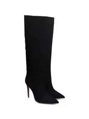 ANNA F. Point-toe Stiletto-heel Knee-high Boots
