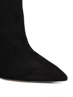 ANNA F. Point-toe Stiletto-heel Knee-high Boots