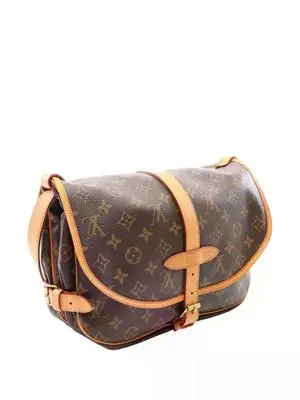 LOUIS VUITTON 2005 Monogram Saumur 30 Crossbody Bag