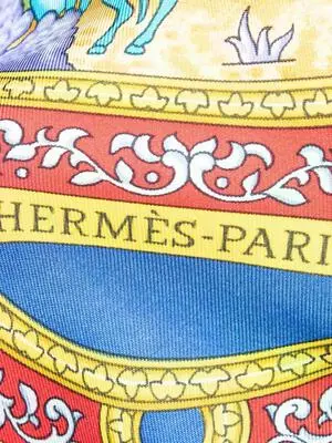 Hermès Qalamdan Silk Scarf