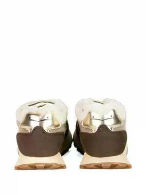 VOILE BLANCHE Paris Easy Metallic-detail Sneakers