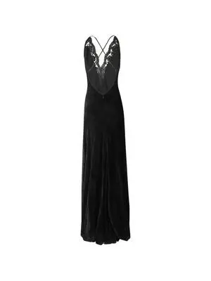 ERMANNO FIRENZE Lace-trim Maxi Dress