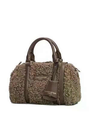 LANCASTER Moumoute Shearling-effect Tote Bag