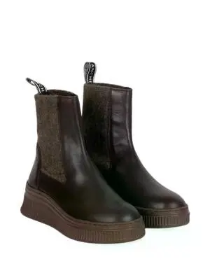 VOILE BLANCHE Flaurence Panelled Boots