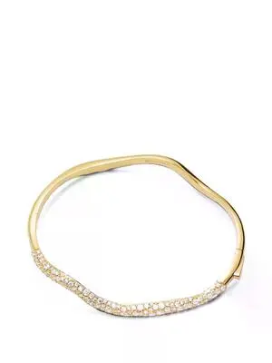 MISSOMA Molten Snow Ripple Hinged Bangle
