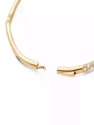 MISSOMA Molten Snow Ripple Hinged Bangle